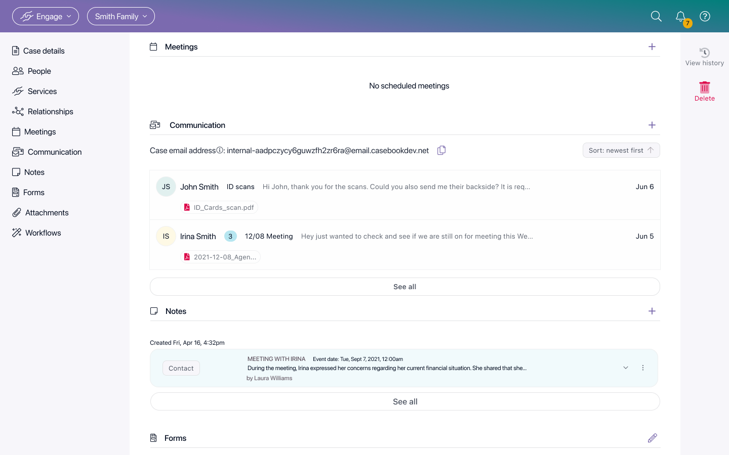 Casebook | Configurable Human Services Software Solutions