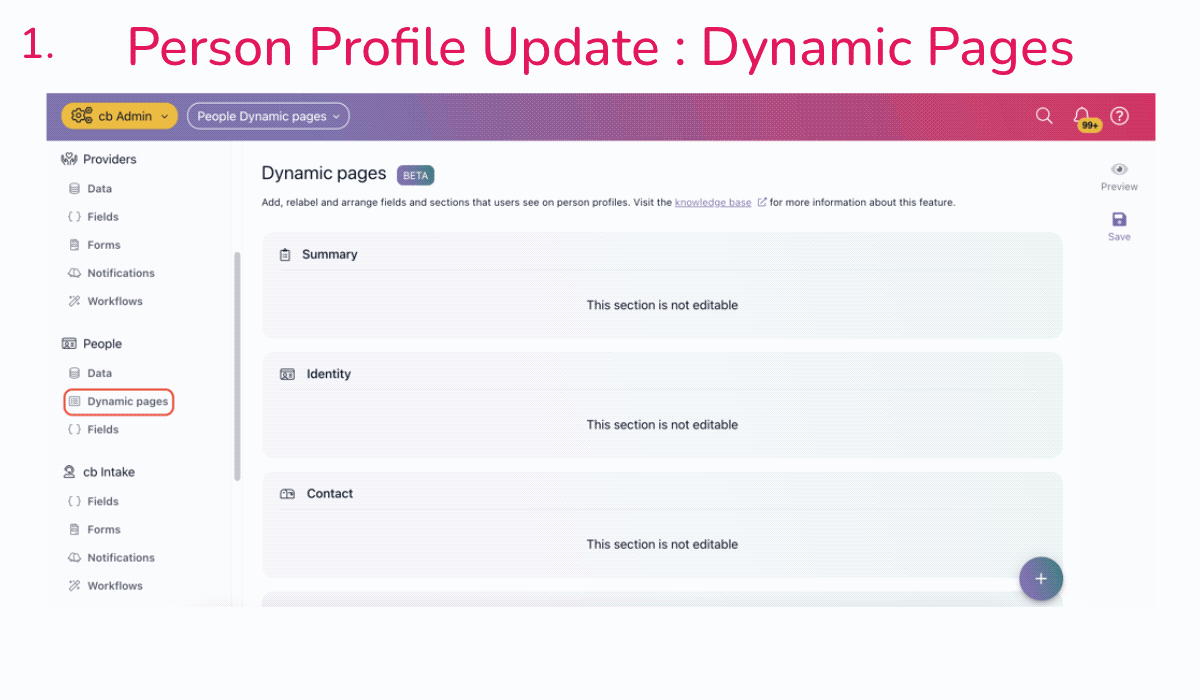 Casebook's Dynamic Pages Now Extend to the Person Profile